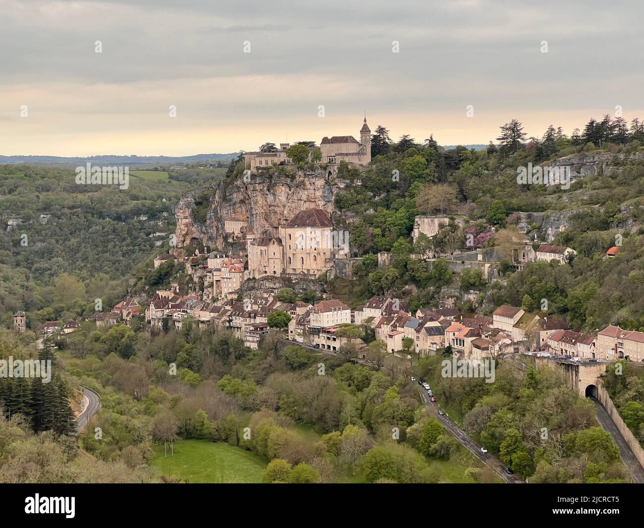 Beautiful village of Rocamadour in Lot department, southwest France ...