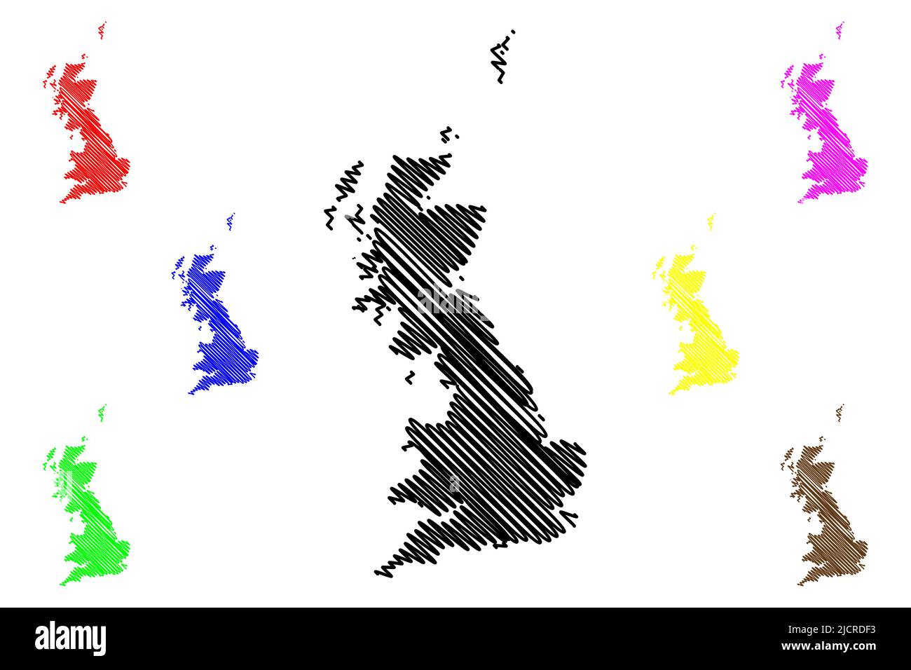 Great Britain island (Kingdom of Great Britain, British Isles, England ...