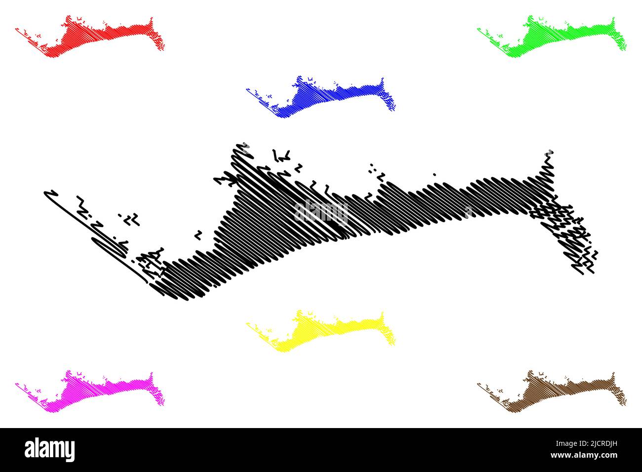 Grand Bahama island (Commonwealth of The Bahamas, Cenrtal America) map ...