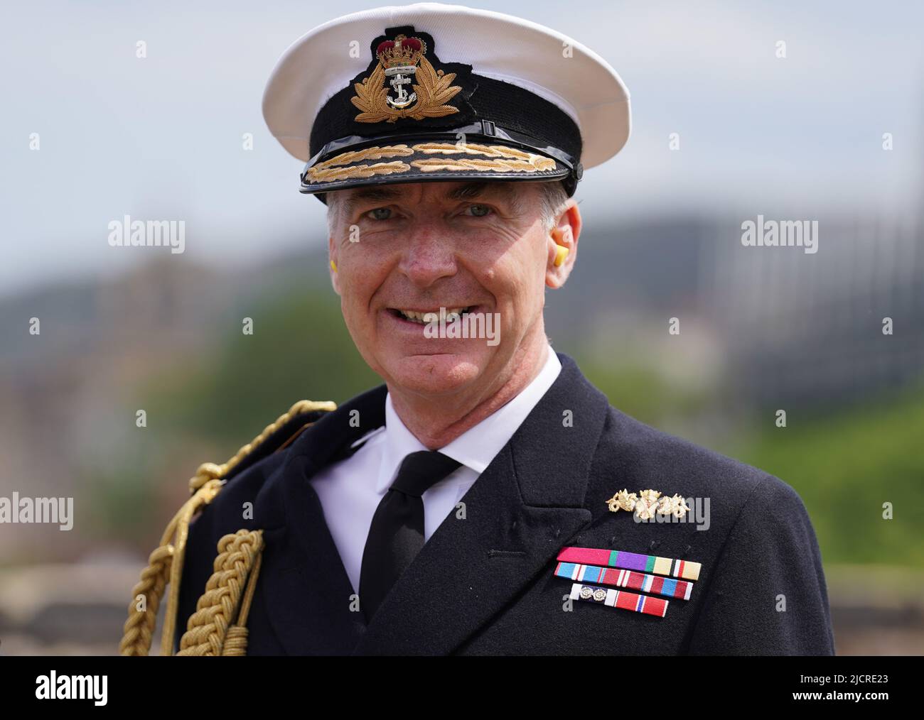 Newly appointed head of UK Armed Forces, Chief of Defence Admiral Sir ...