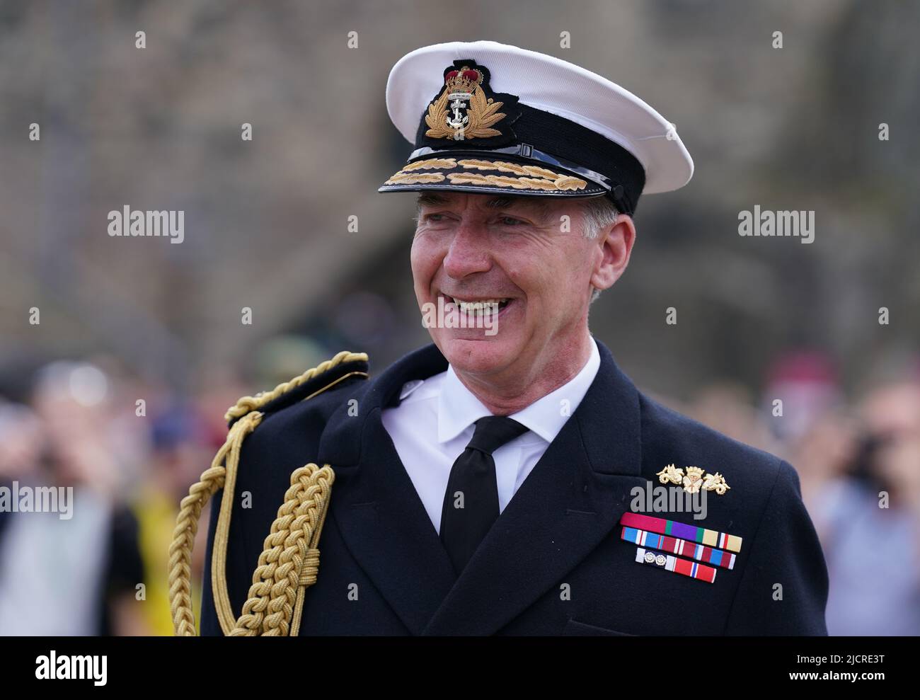Newly appointed head of UK Armed Forces, Chief of Defence Admiral Sir ...