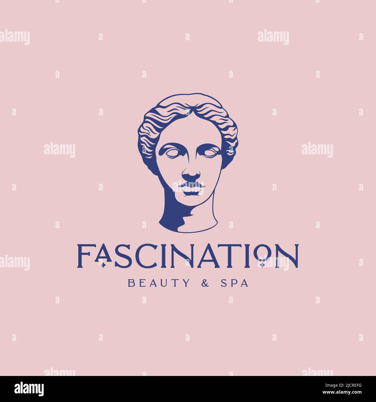 Fascination Beauty and SPA Abstract Vector Sign, Symbol, Logo Template ...