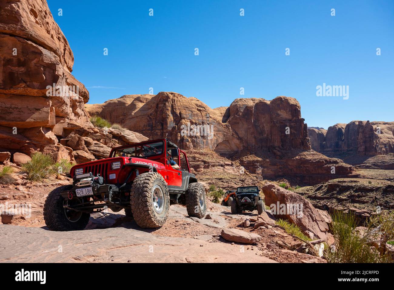 Jeeps in moab hi-res stock photography and images - Alamy