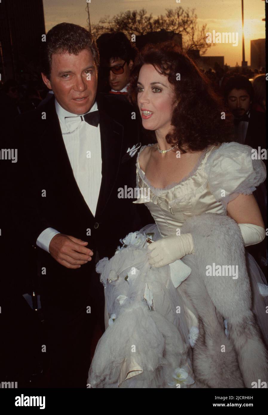 Los Angeles.CA.USA. LIBRARY. William Shatner and wife Marcy Lafferty at the 59th annual Academy ...