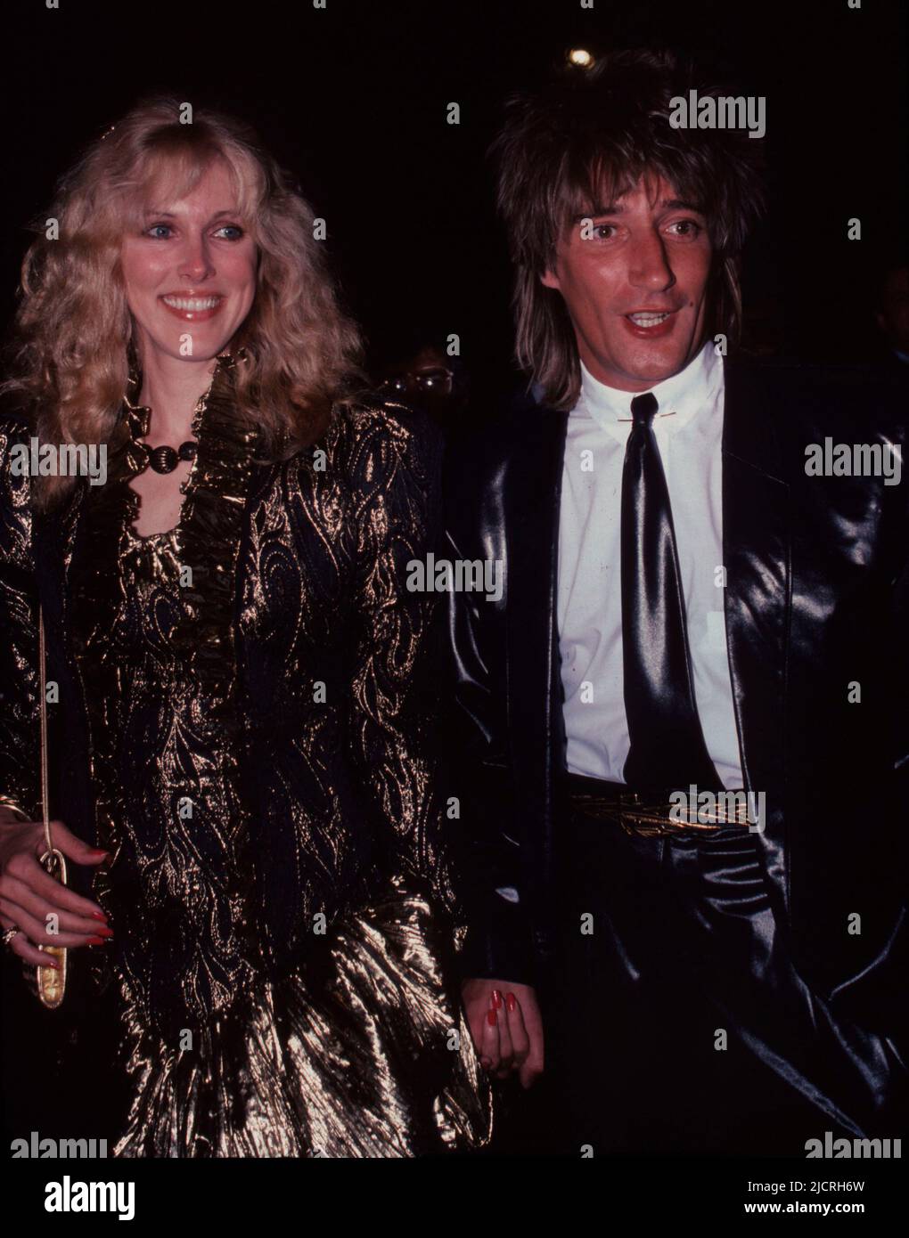Los Angeles.CA.USA. LIBRARY. Rod Stewart and Alana Stewart (also known ...