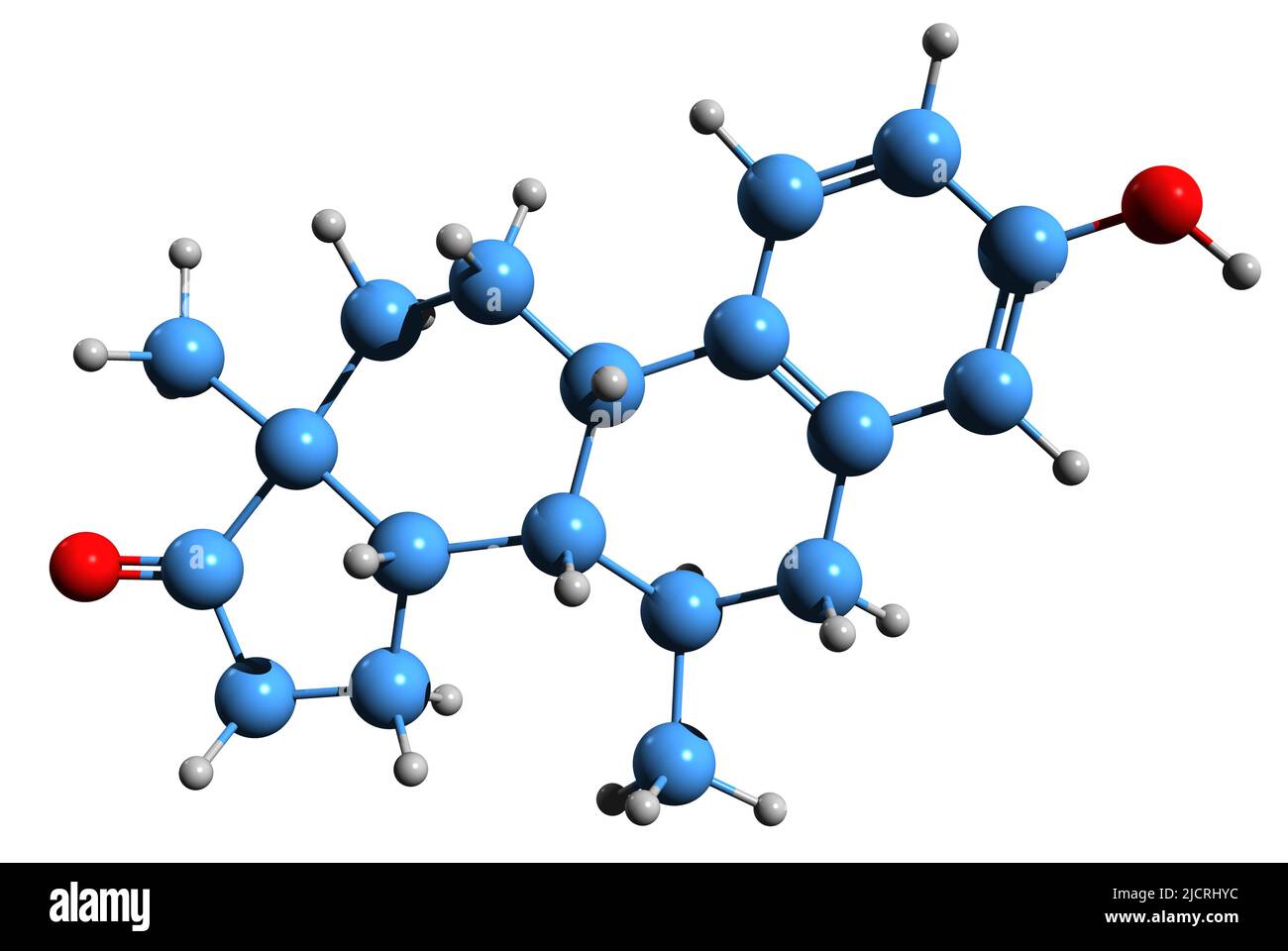 3D image of Almestrone skeletal formula - molecular chemical structure ...