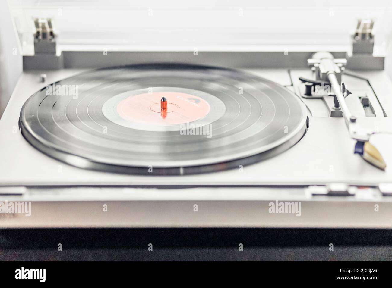 The recording player that plays the recording. Retro equipment Stock ...