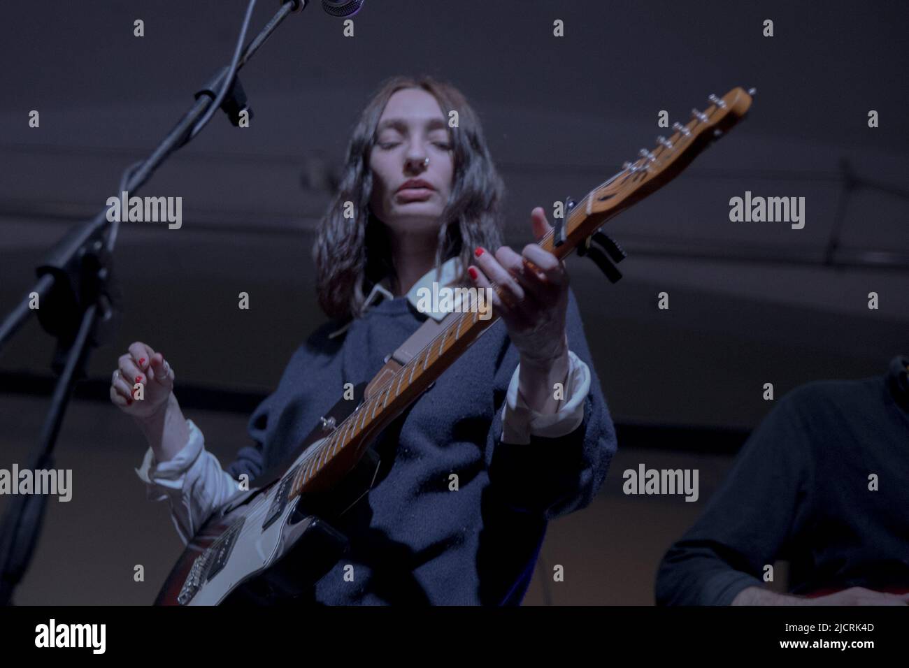 King Hannah Live in Nova Festival in Bologna, Italy on June 11, 2022 ...