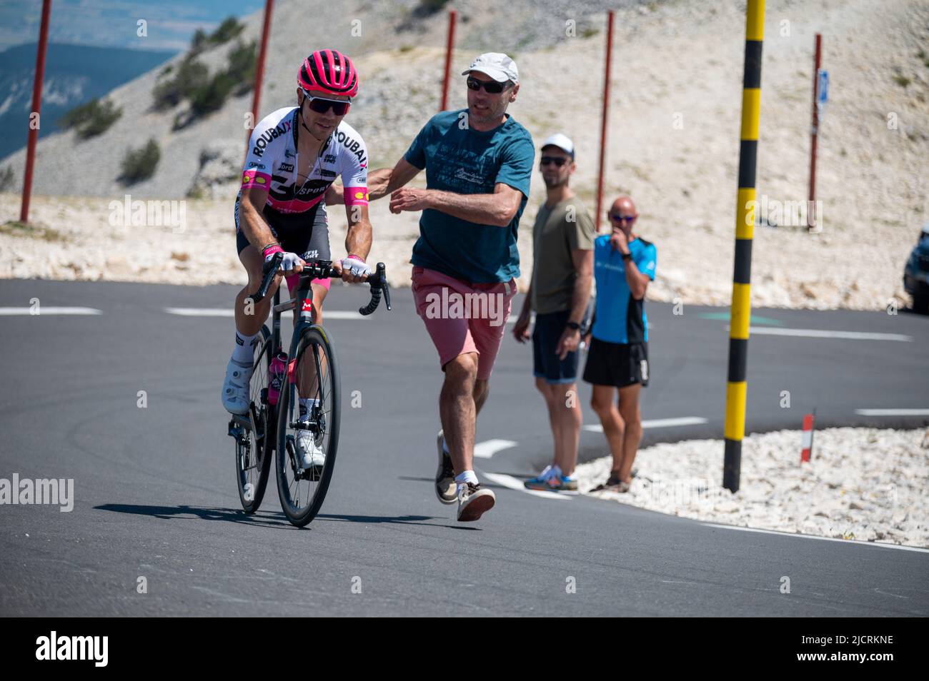 Vaison-la-Romaine, France - June 14, 2022, LEVEAU Jérémy from the Go ...