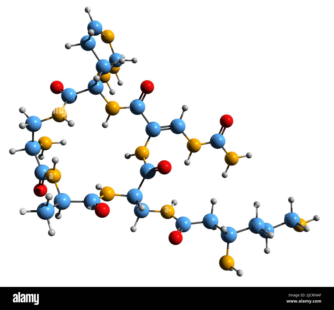 3D image of Capreomycin skeletal formula - molecular chemical structure ...