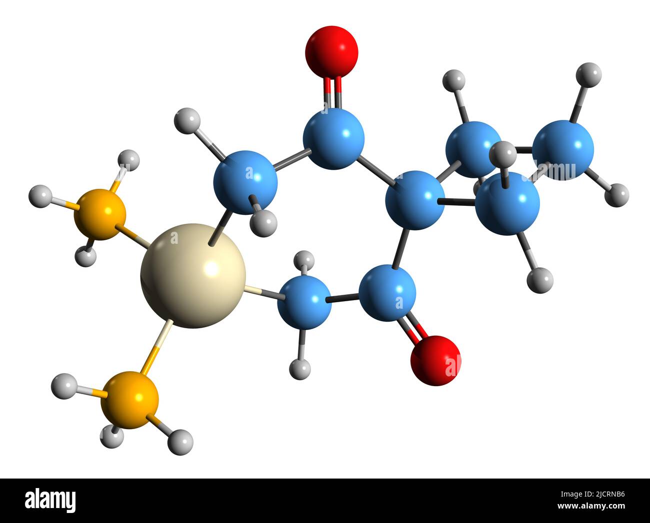 3D image of Carboplatin skeletal formula - molecular chemical structure ...