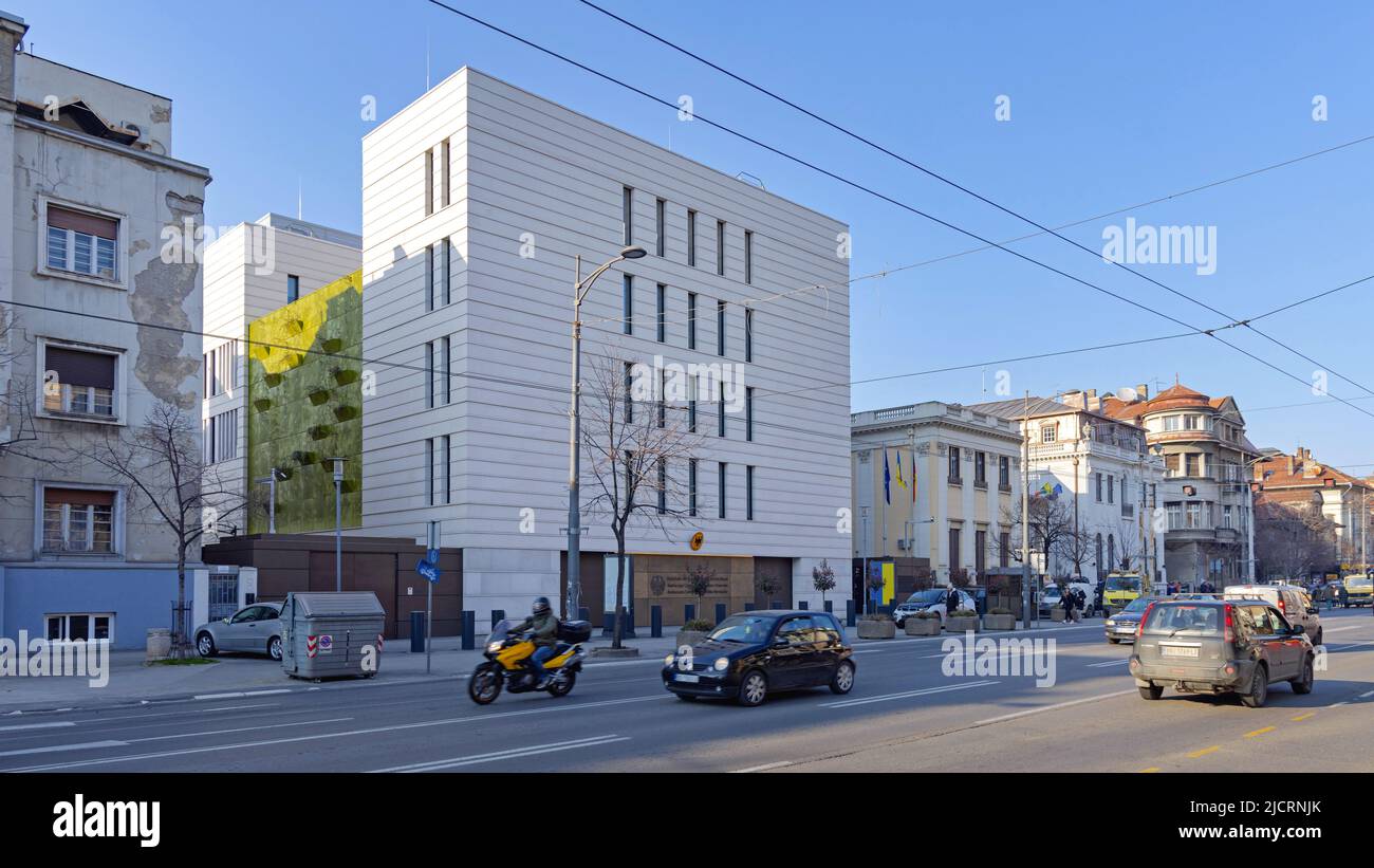 Belgrade, Serbia - March 12, 2022: New Building Embassy of the Federal ...