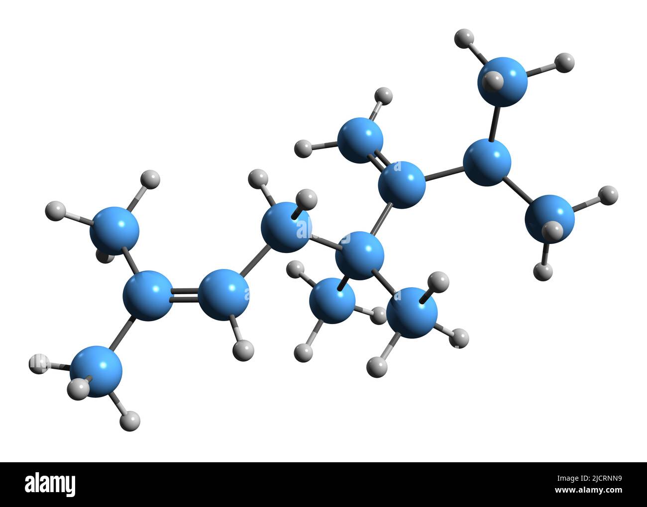 3D image of claritone skeletal formula - molecular chemical structure ...