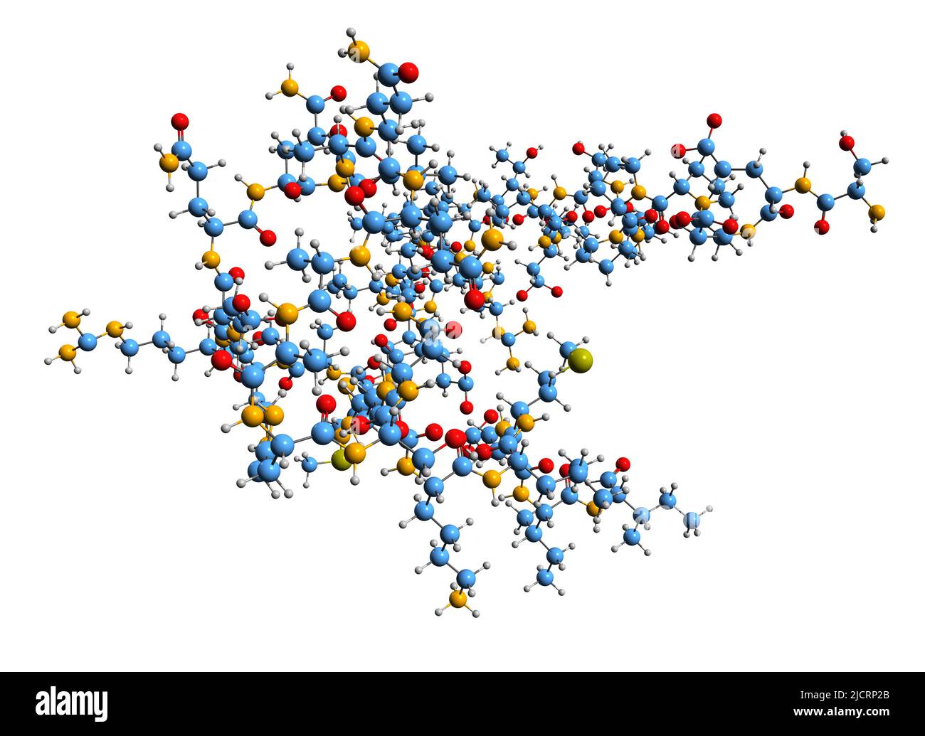 3D image of Corticoliberin skeletal formula - molecular chemical ...