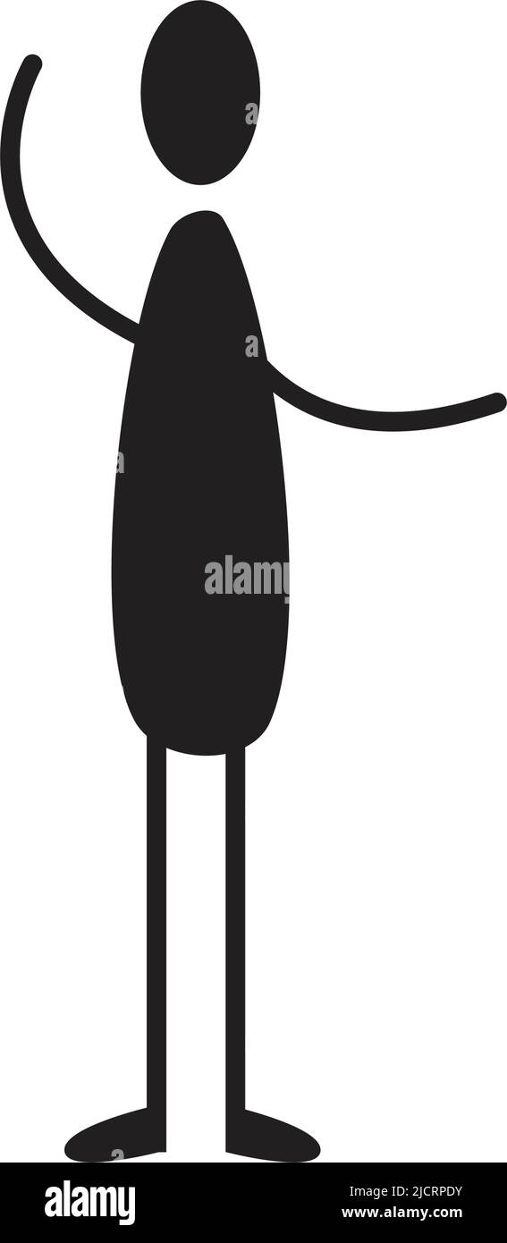 Stick Man Standing Up