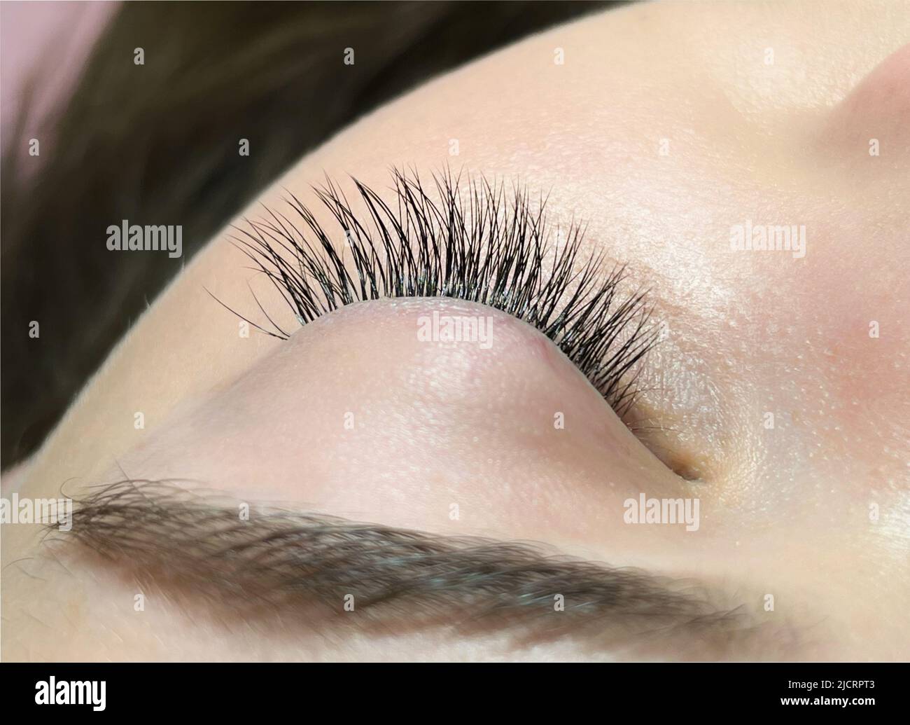Lash extension hi-res stock photography and images - Alamy