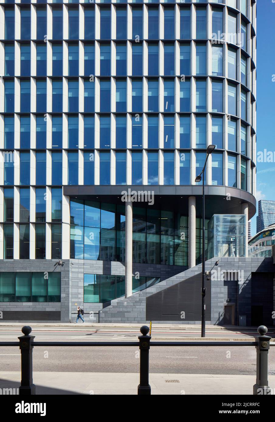 Detail of exterior street facade. 33 King William Street, London ...