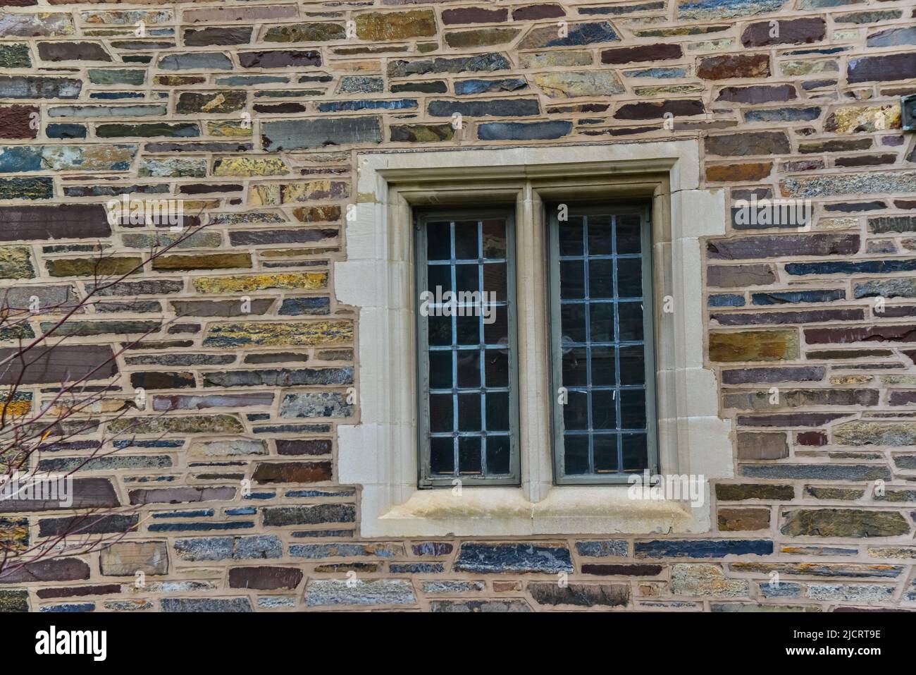 PRINCETON, NJ USA - NOVENBER 12, 2019: Windows and University building ...