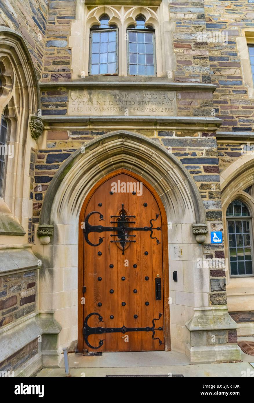PRINCETON, NJ USA - NOVENBER 12, 2019: a view of Foulke Hall at ...