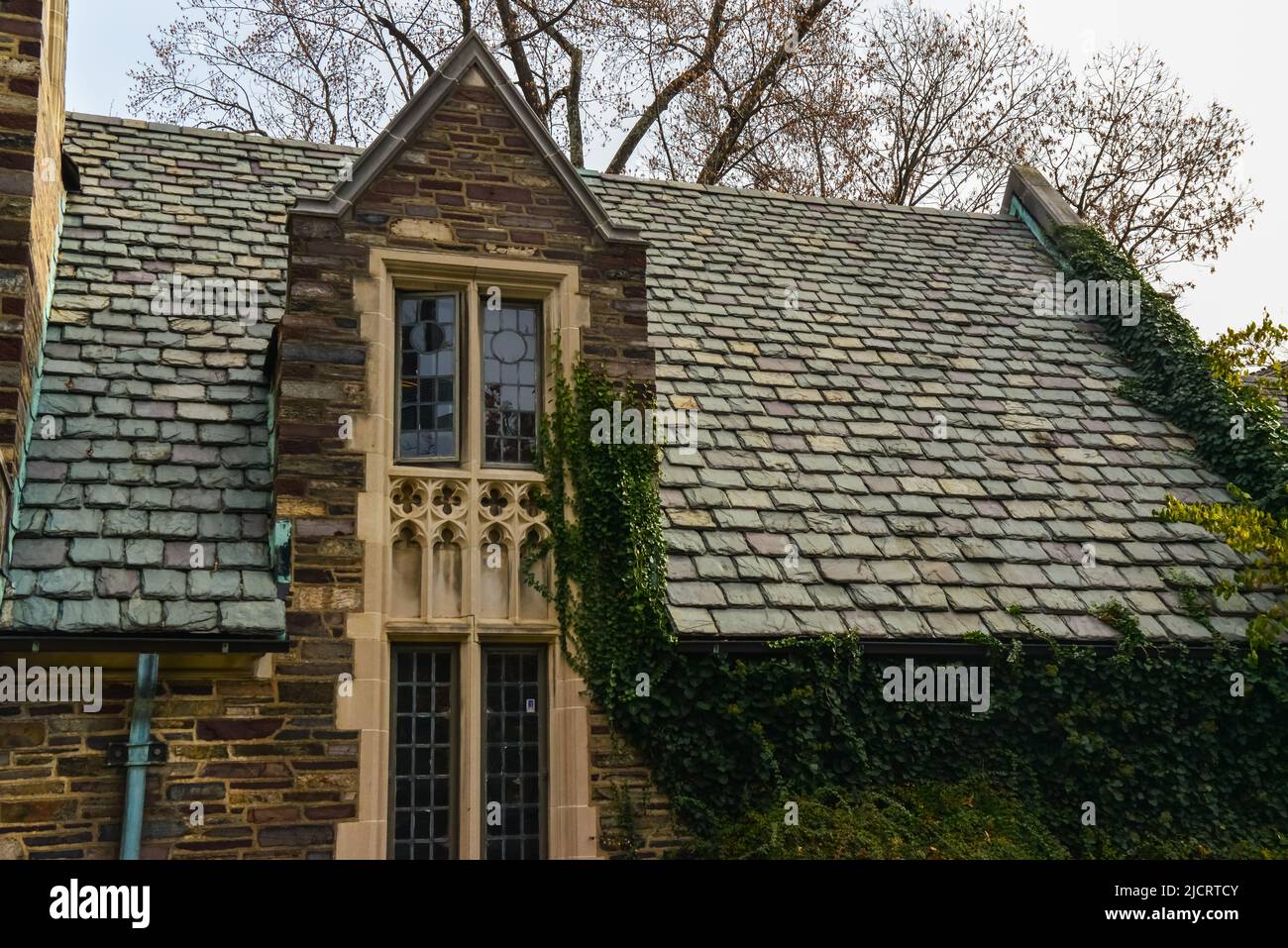 PRINCETON, NJ USA - NOVENBER 12, 2019: a view of Foulke Hall at ...