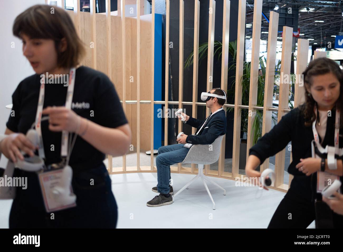 Meta stand hi-res stock photography and images - Alamy