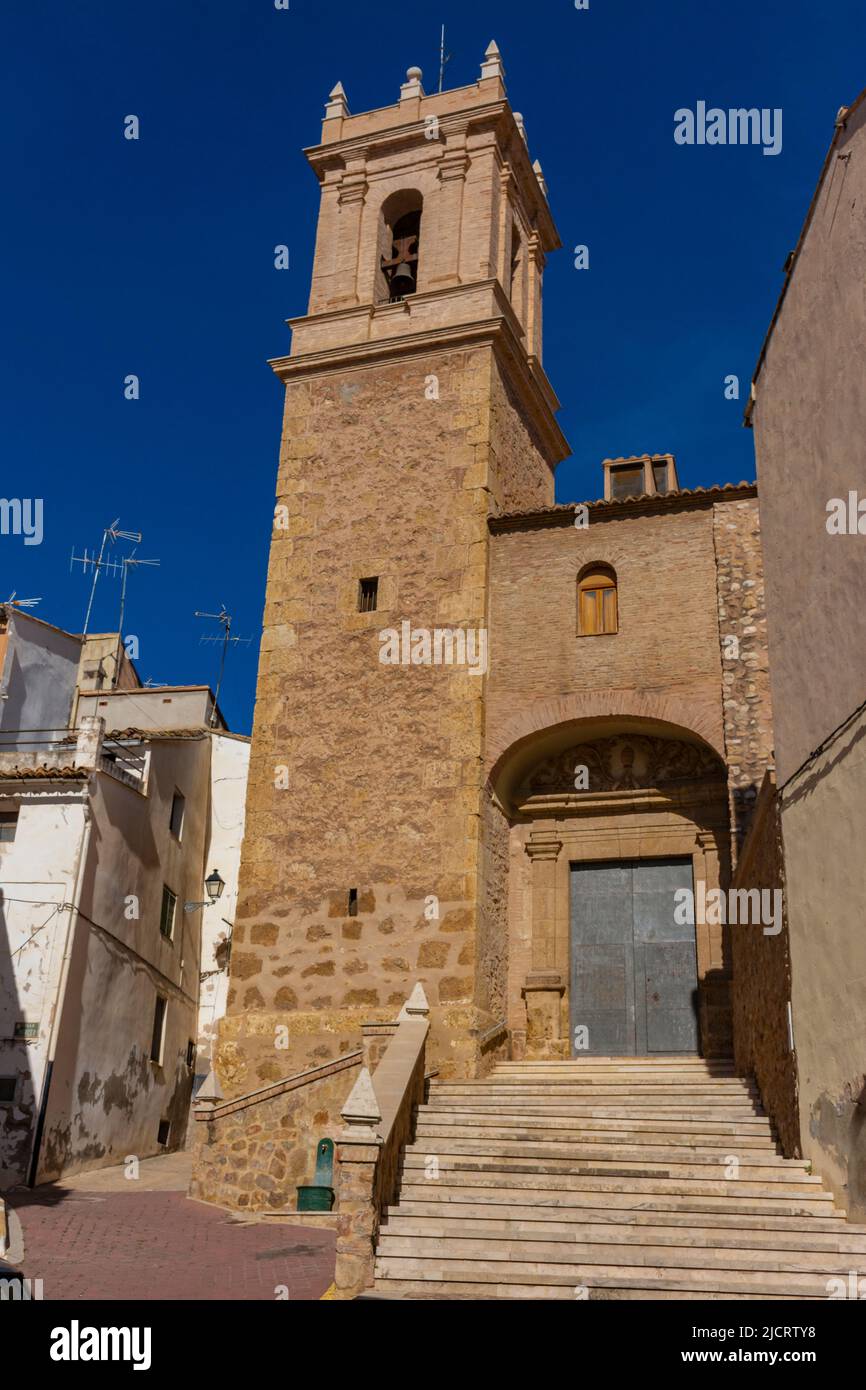 Segorbe, Castellon, Spain. Church of San Joaquin and Santa Ana. It is ...