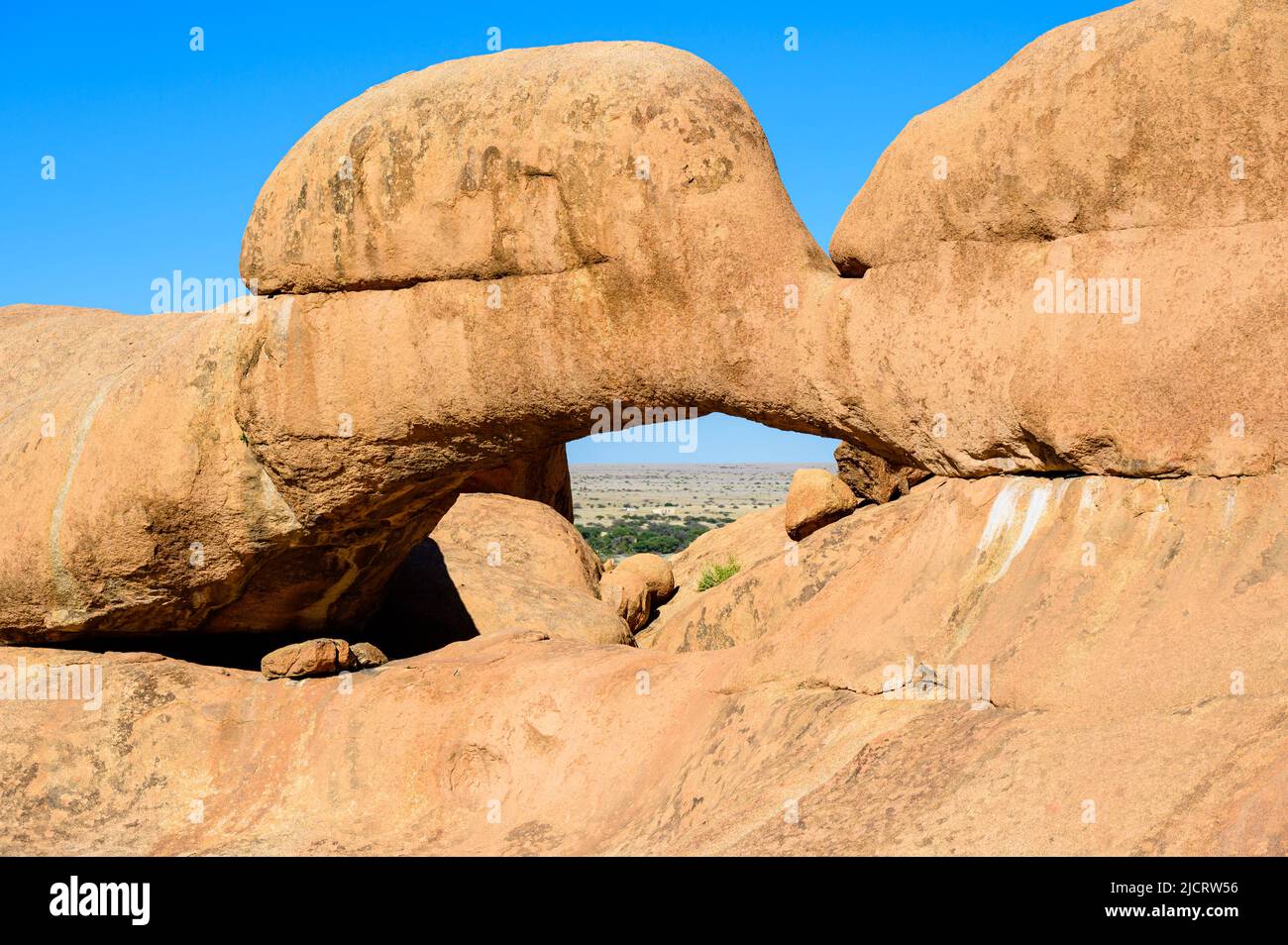 The Bridge, a natural arch at Spitzkoppe, Namibia Stock Photo - Alamy