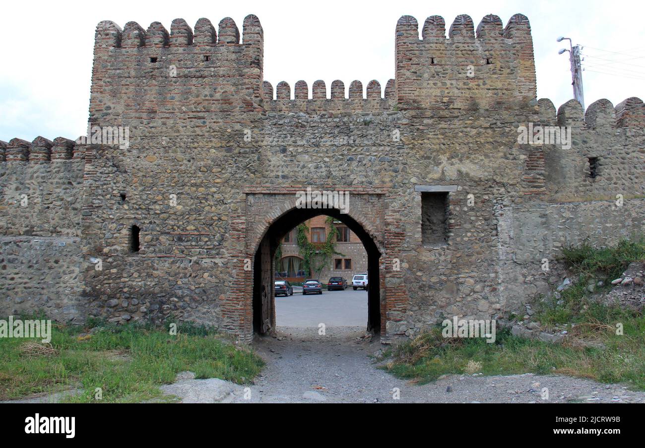 Inner side of the gate of the Batonistsikhe, Castle and Palace of King ...