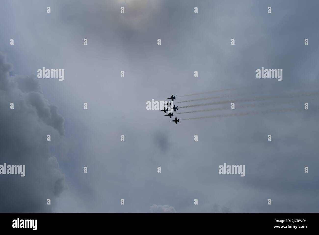 Blue angels formation hi-res stock photography and images - Alamy