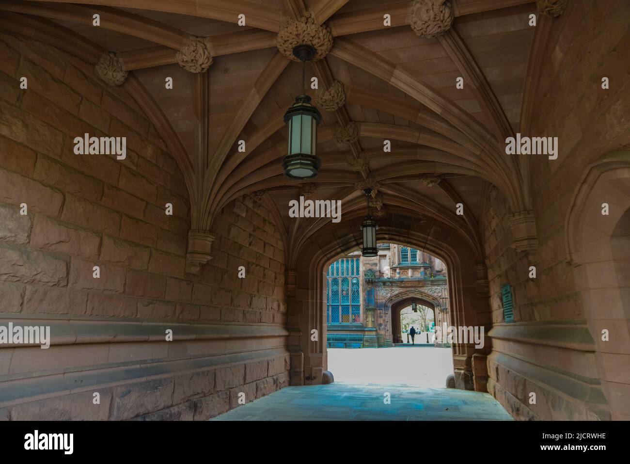 PRINCETON, NJ USA - NOVENBER 12, 2019: View of the arch in the building ...