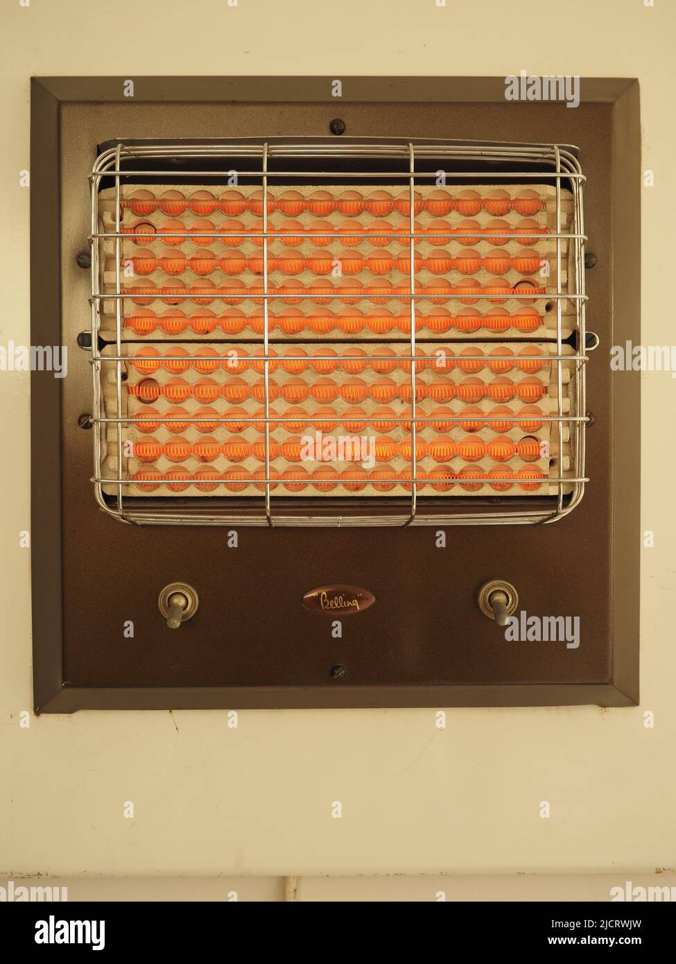 Wall mounted plug-in vintage dual control Belling electric heater 1950s ...