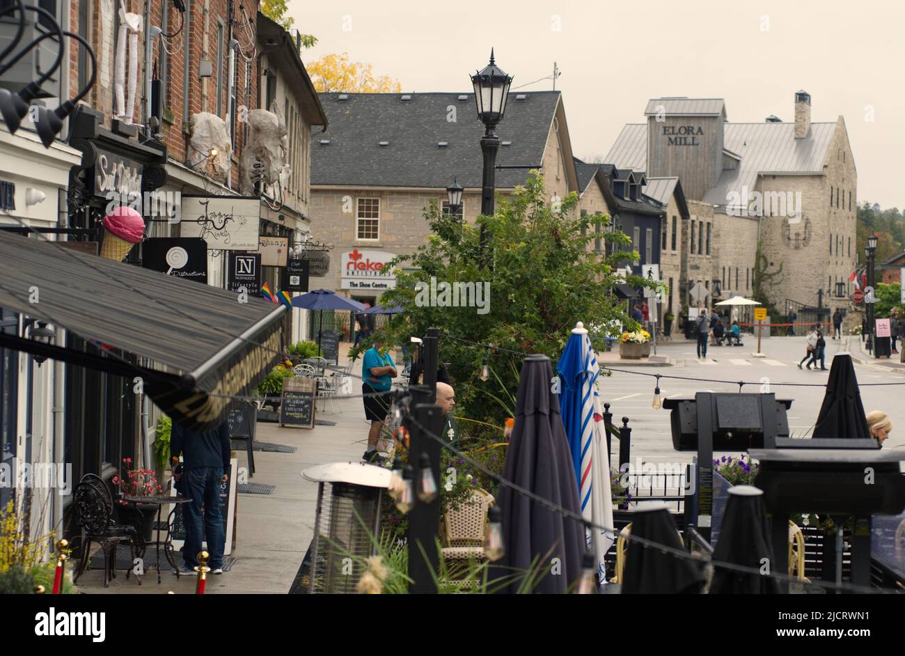 The town of Elora and the Elora Mill Hotel and Spa, Ontario Canada ...