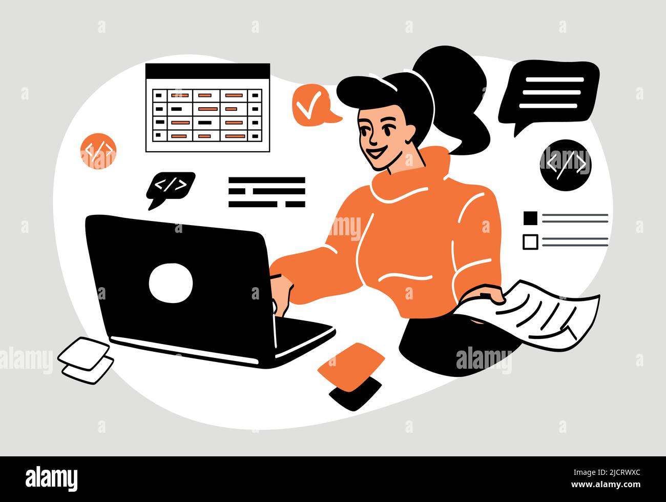 System administrator concept Stock Vector Image & Art - Alamy