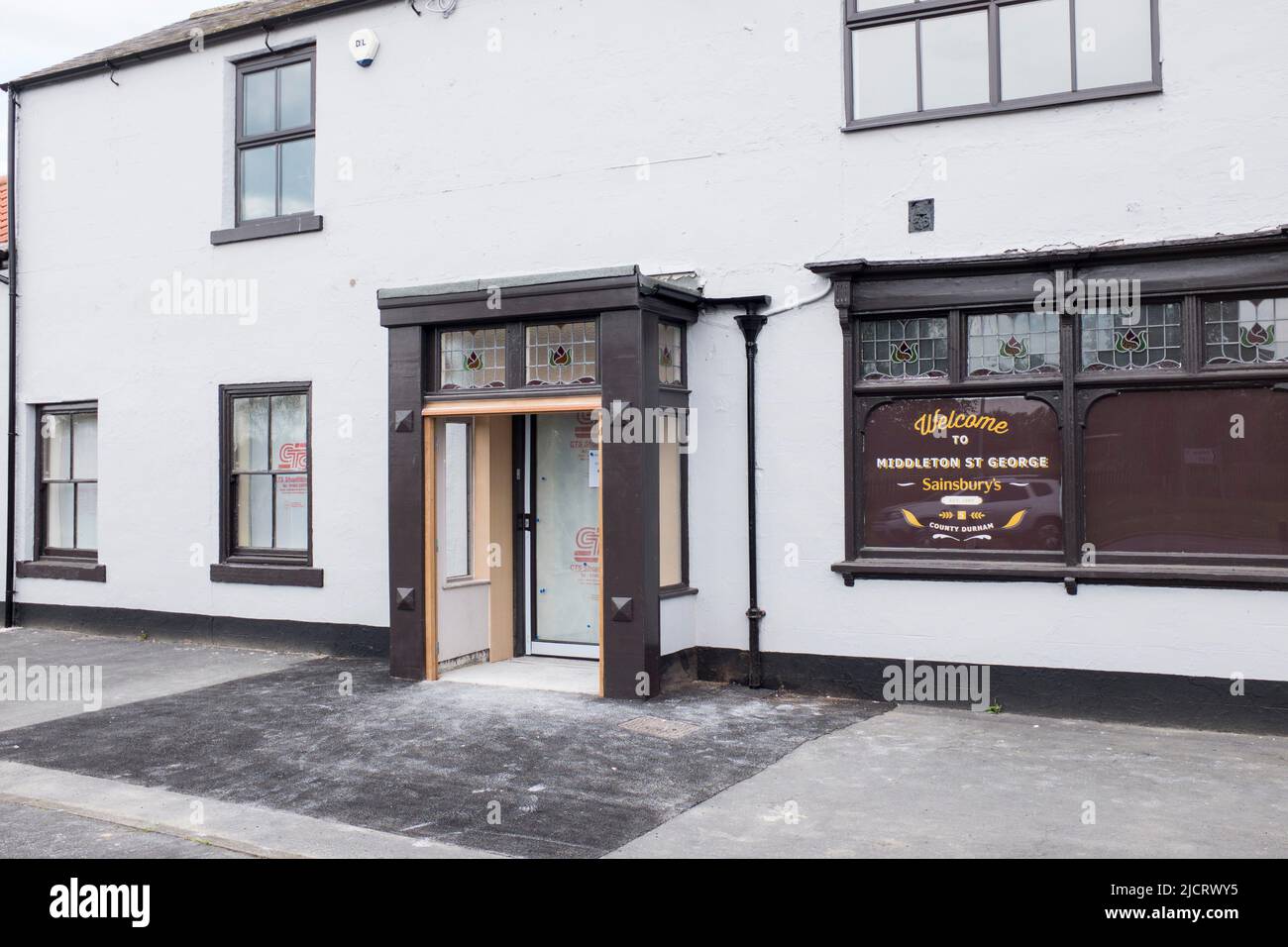 Middleton St.George, Darlington, UK. 15th June 2022. Plans to convert a ...