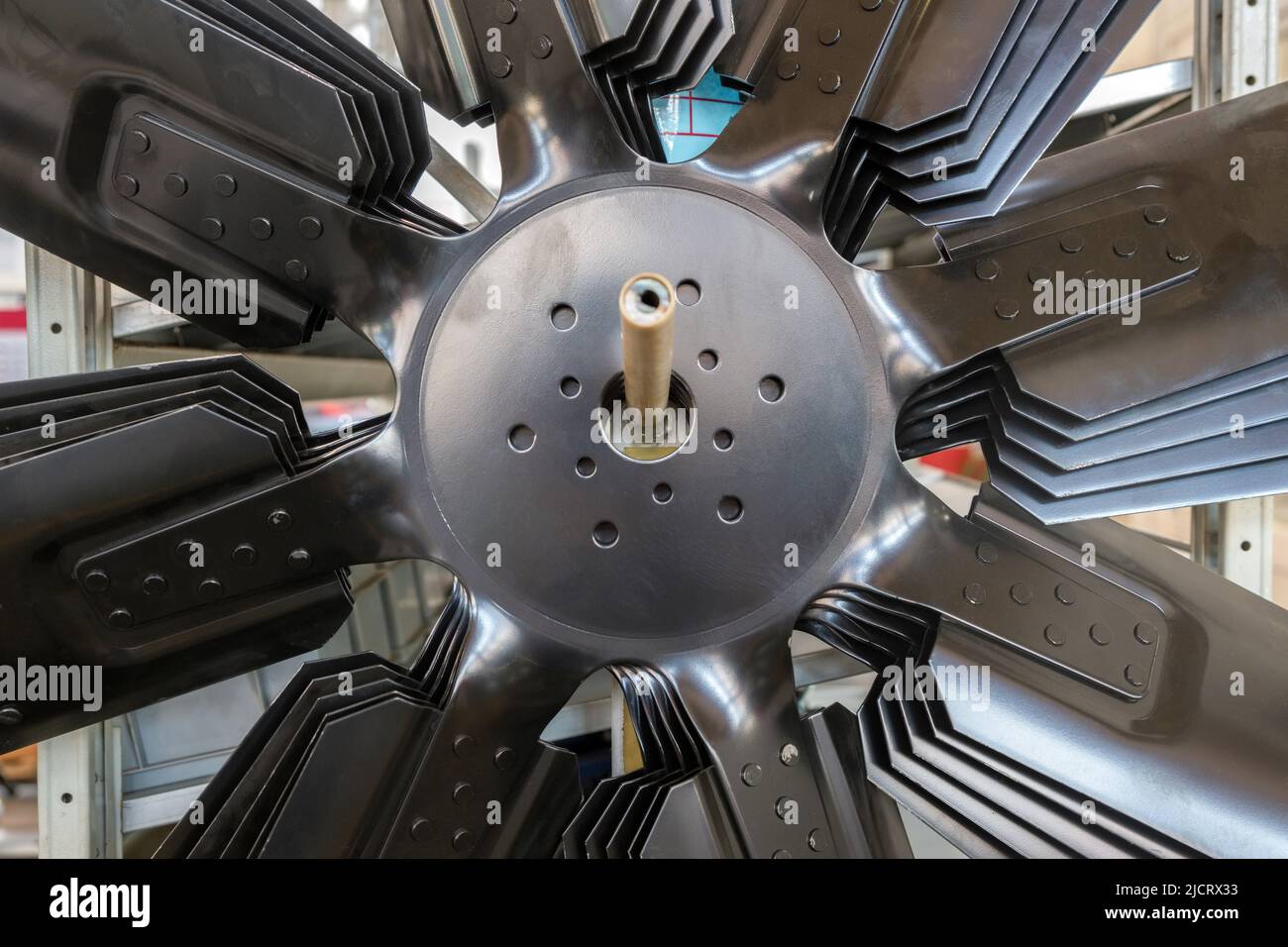 Closeup photography of modern engine fan of cooling system Stock Photo ...