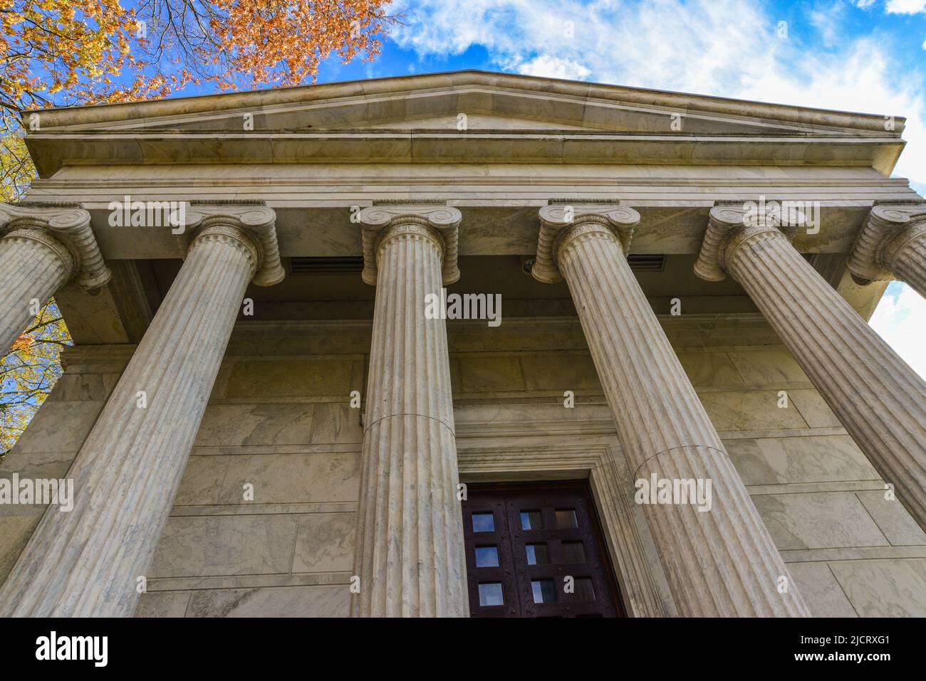 PRINCETON, NJ USA - NOVENBER 12, 2019: Clio Hall temple in Princeton ...