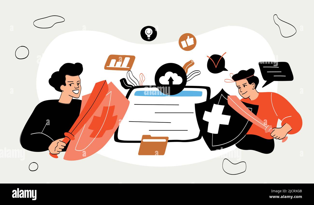 Document general data protection Stock Vector Images - Alamy