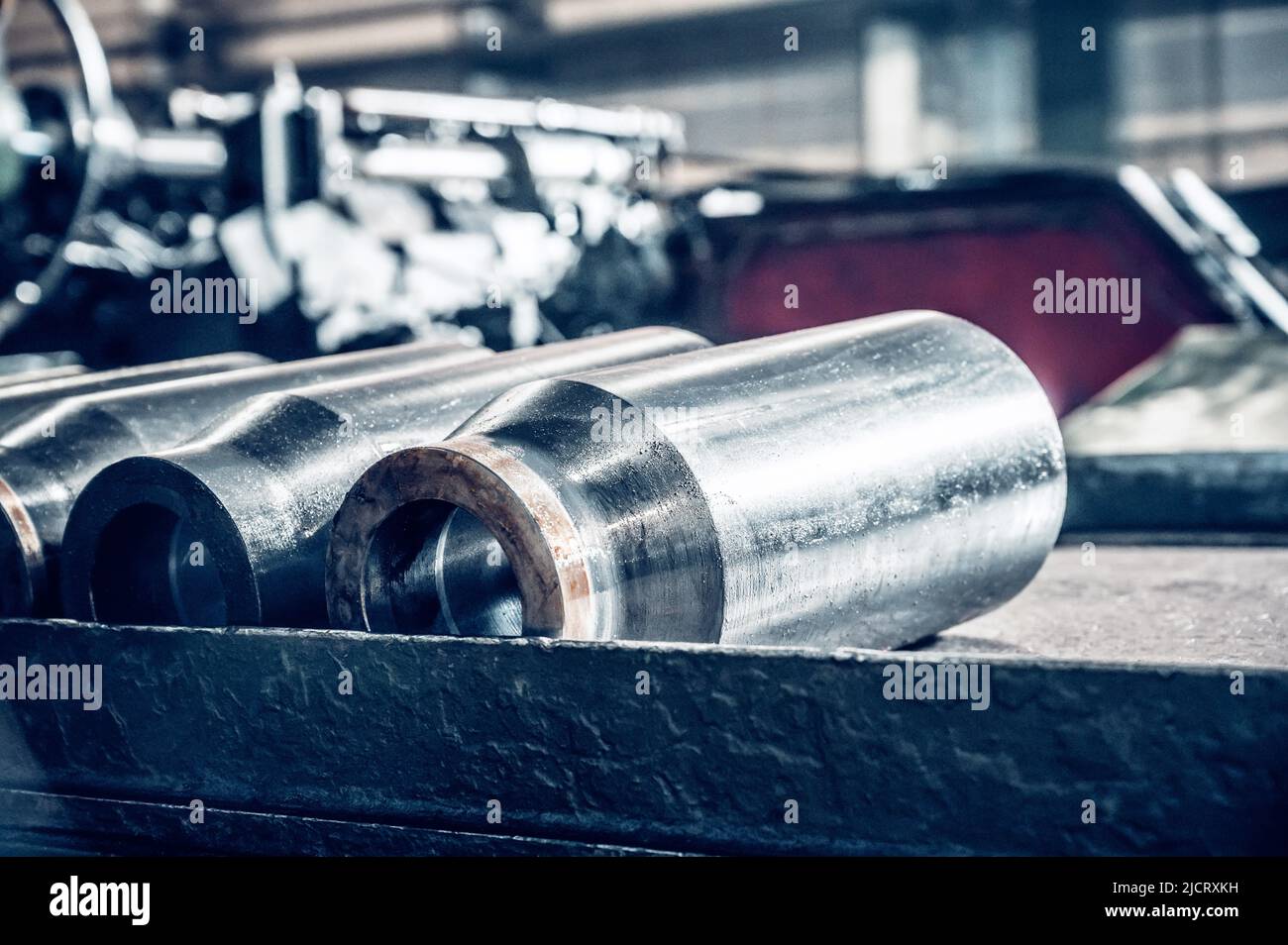 Process of cooling ready steel pipes on Iron and Steel Factory or Pipe ...