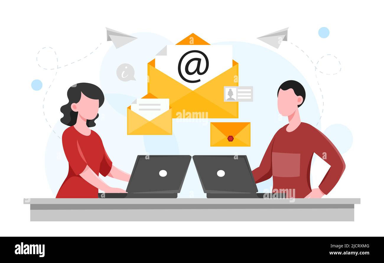 Email service concept Stock Vector Image & Art - Alamy