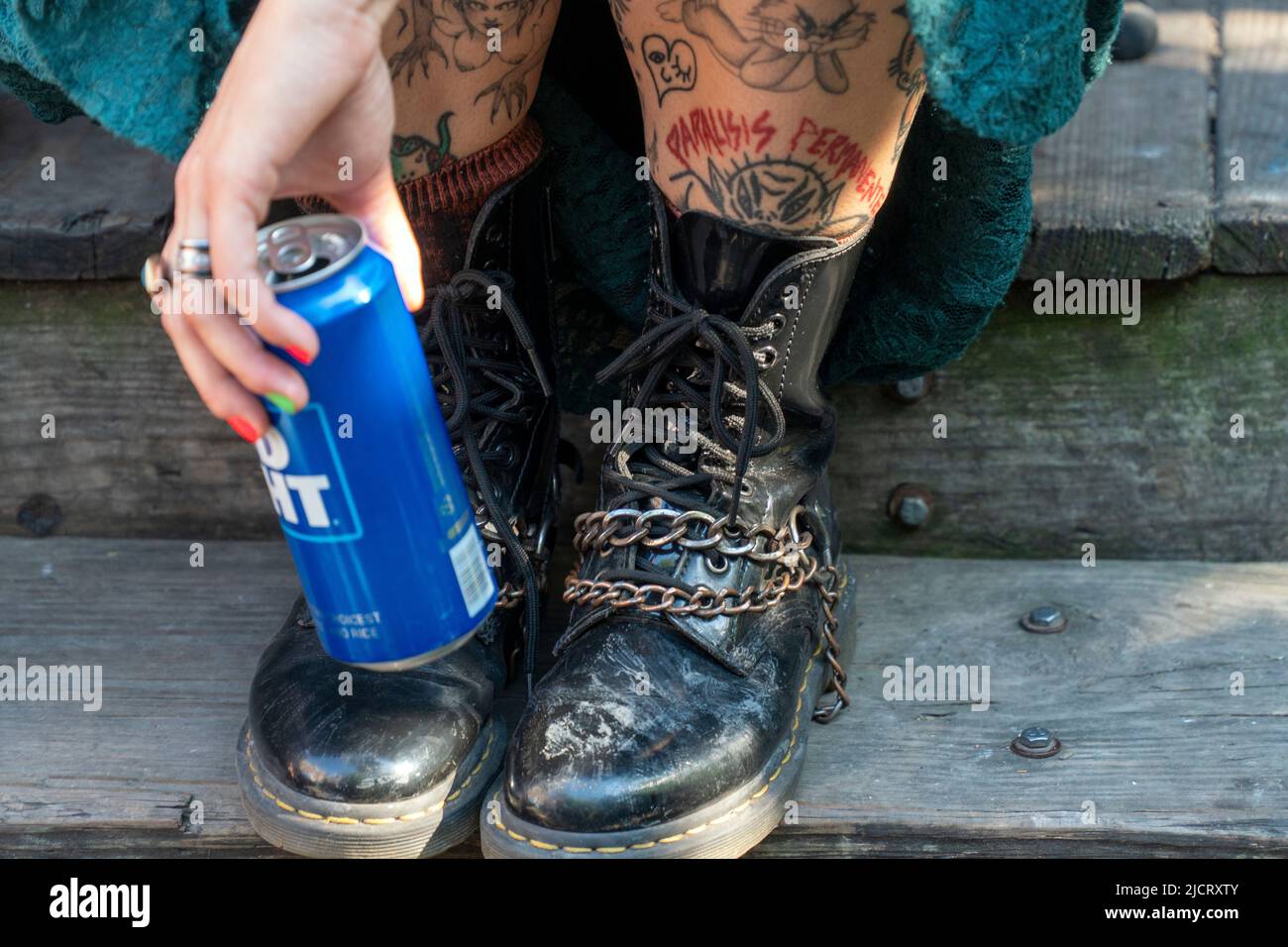 May 29, 2022, New York, NY, USA: Punk rock band Abism takes over an ...