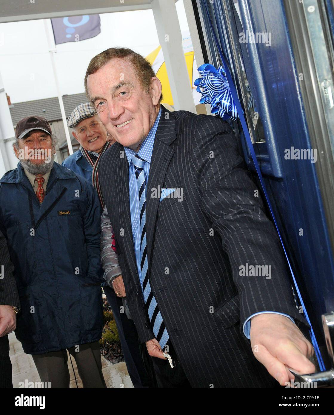 Stock picturee of former Welsh rugby international Phil Bennett at an ...