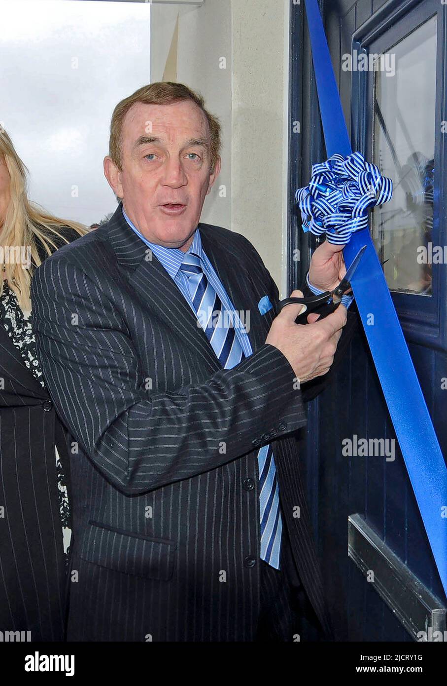 Stock picturee of former Welsh rugby international Phil Bennett at an ...
