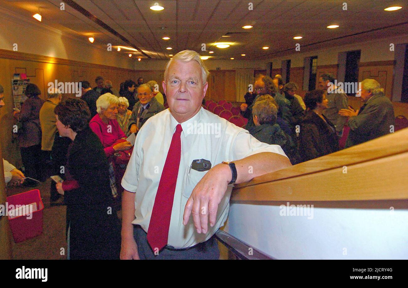 Stock picture from 2004 of Bruce Kent who passed away last week. He was ...