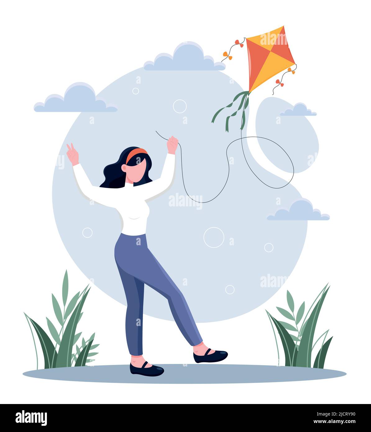 The kite runner Stock Vector Images - Alamy