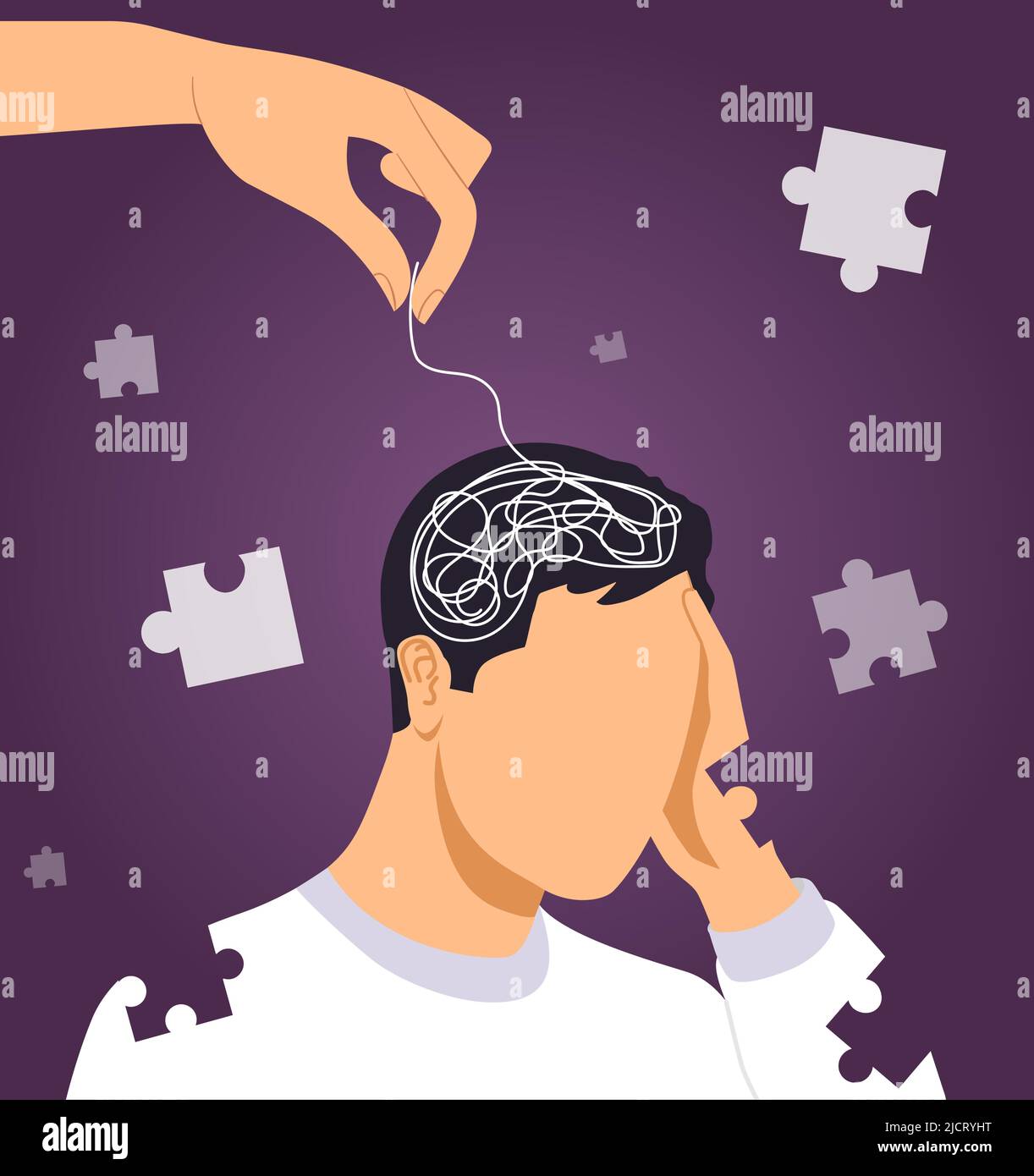 Psychological therapy concept Stock Vector Image & Art - Alamy