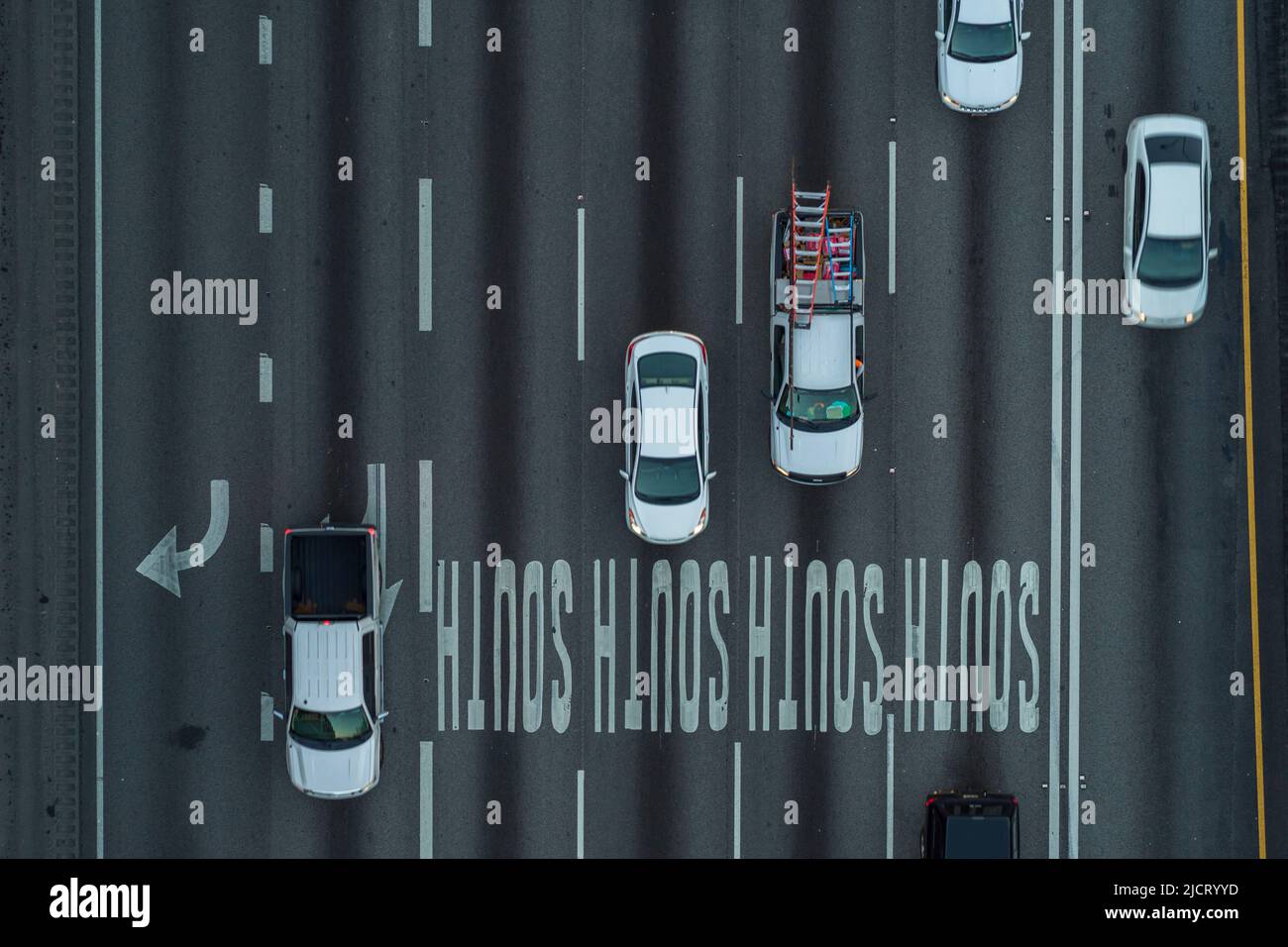 Freeway in Downtown Atlanta, Georgia Stock Photo - Alamy