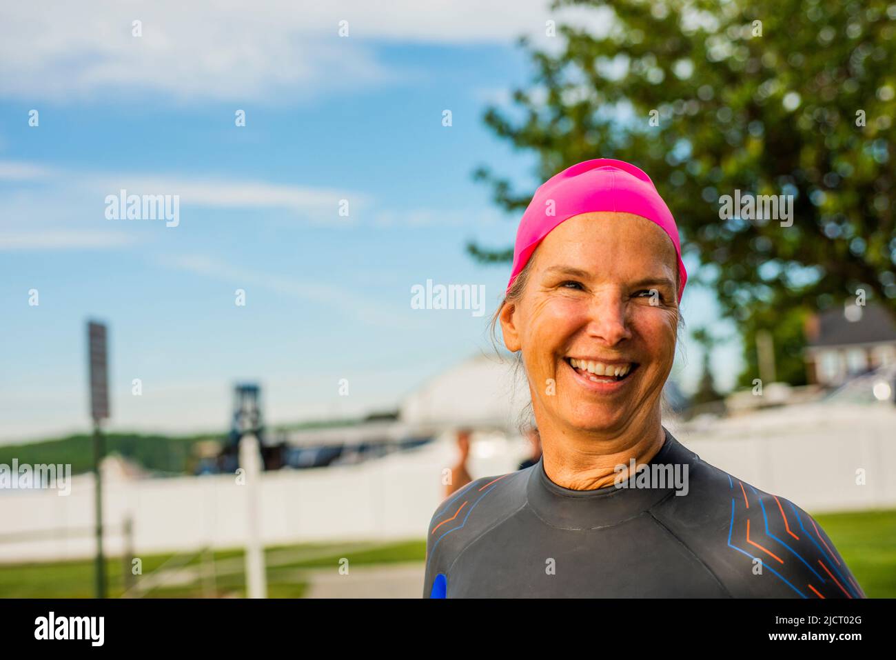 Portrait of an endurance swimmer Stock Photo - Alamy