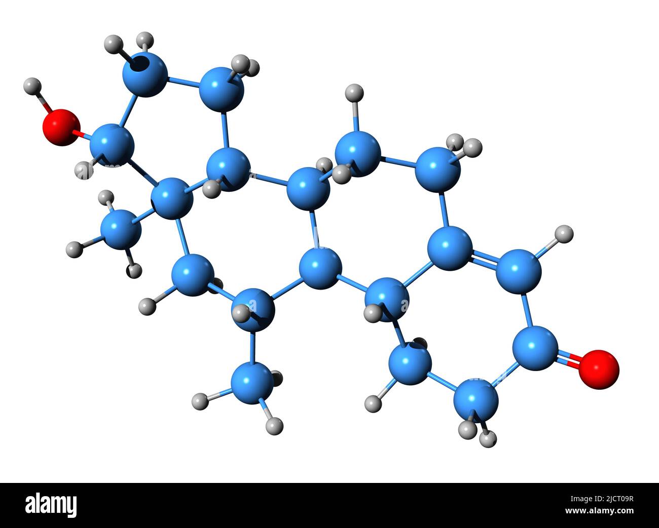 3D image of 11-beta-Methyl-19-nortestosterone skeletal formula ...
