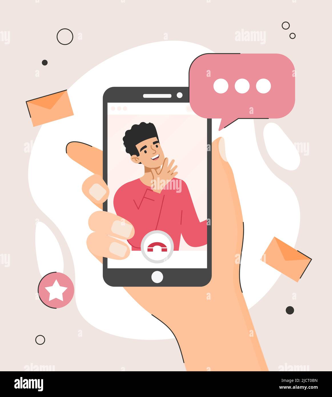 Camera calling Stock Vector Images - Alamy