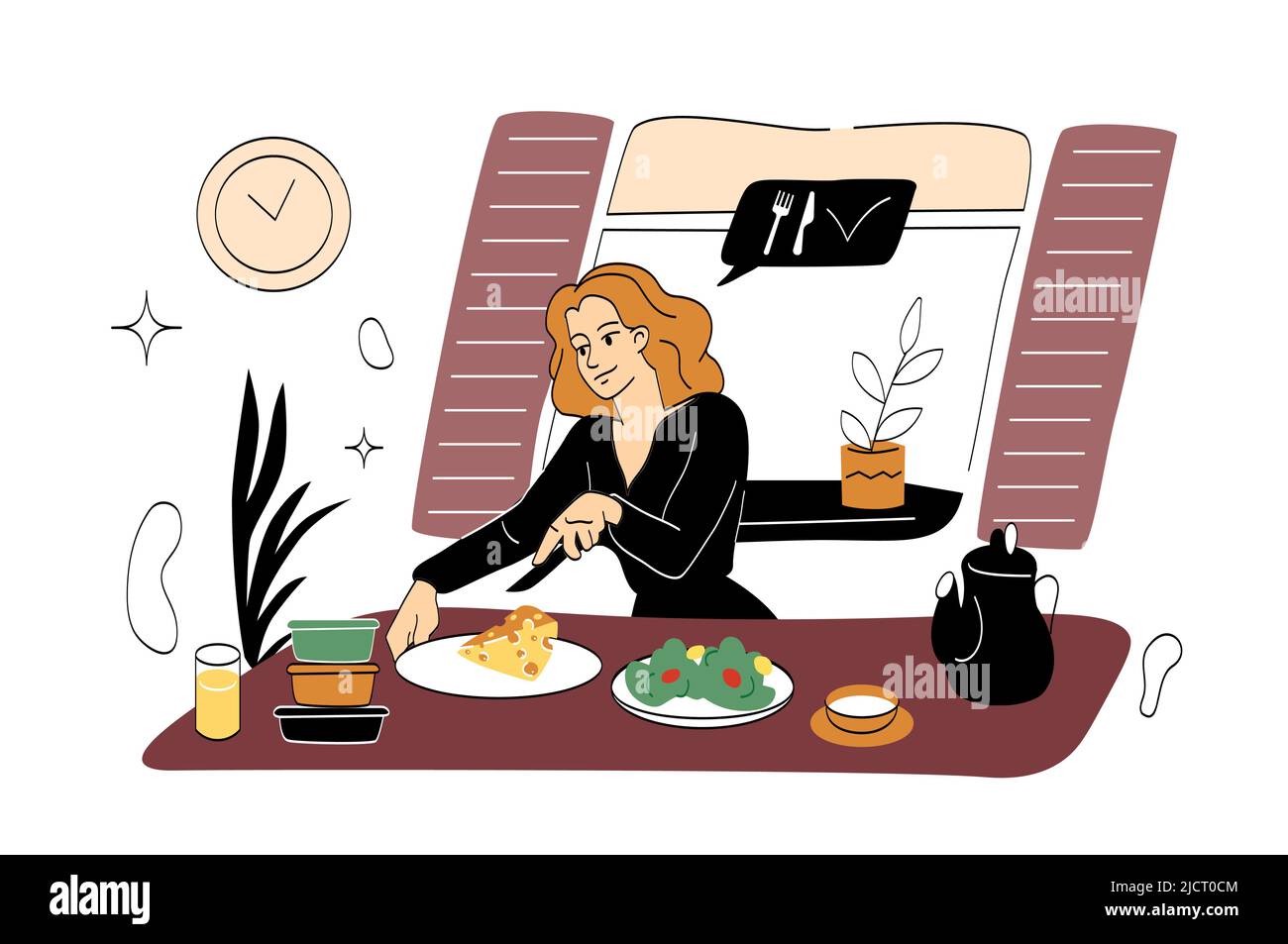 Retro housewife Cut Out Stock Images & Pictures - Alamy